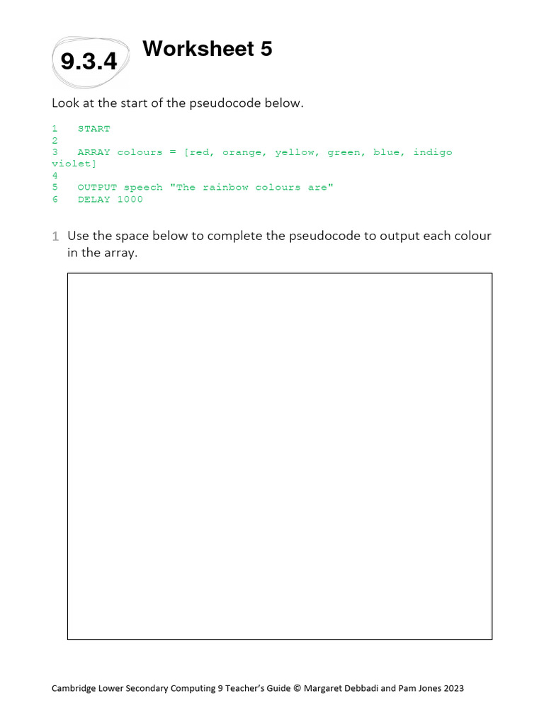 9.3.4 Worksheet 5 (1) | PDF