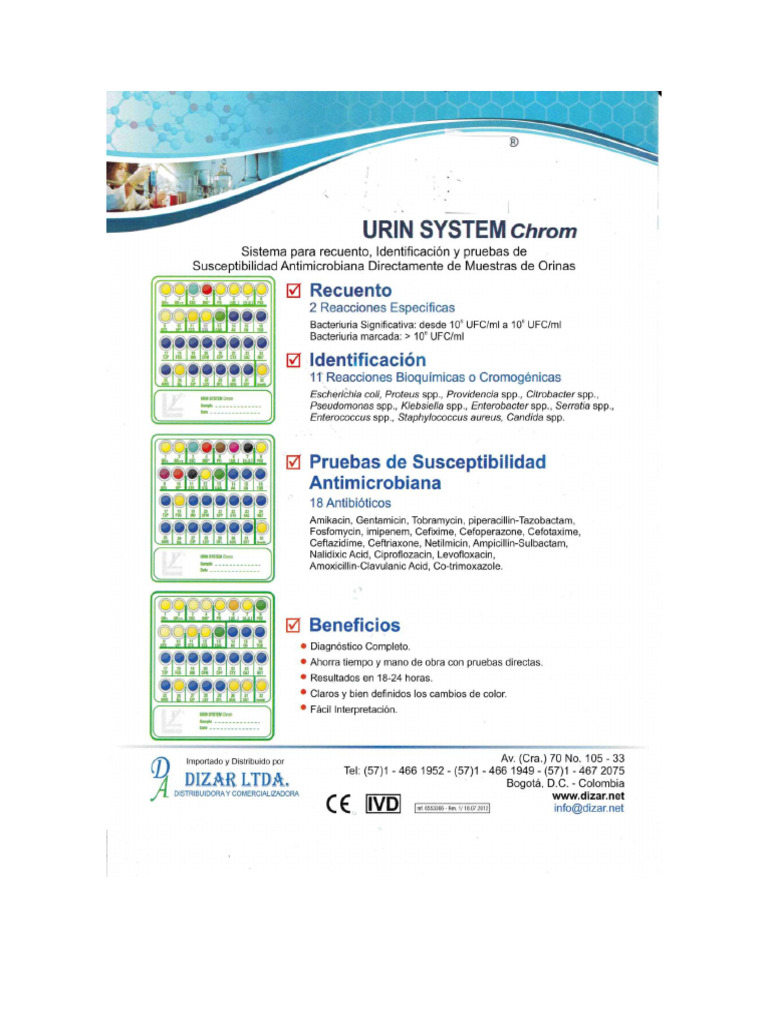 URIN SYSTEM CHROM | PDF