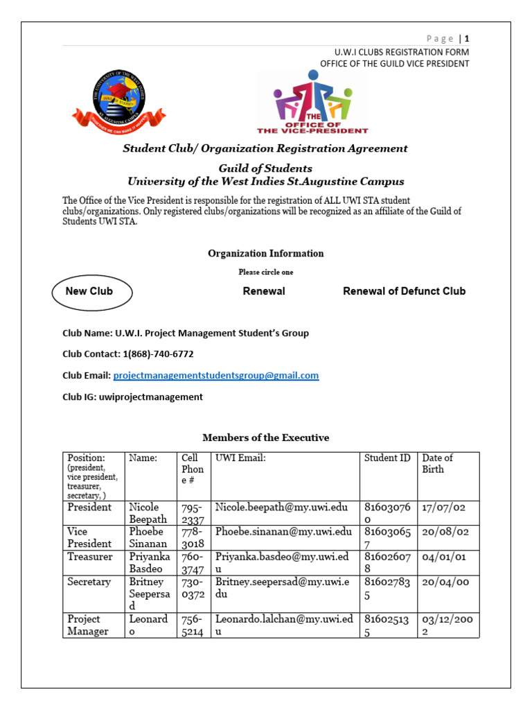 CFR - Club Info | PDF