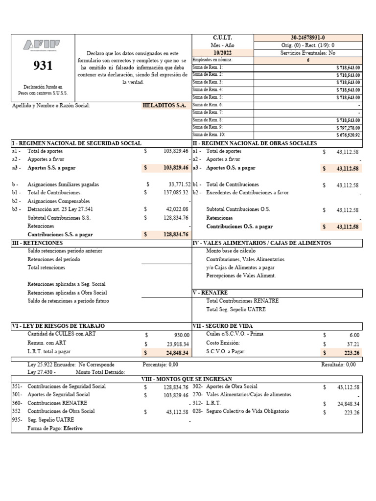 TP4DERECHOLABORALFORMULARIO931 | PDF | Economía demográfica | Finanzas ...