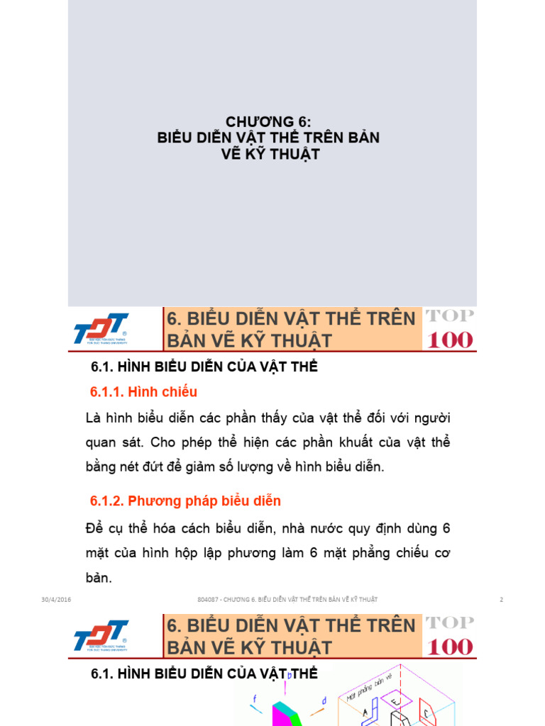 Chapter 6 Hinh Chieu Truc Do | PDF