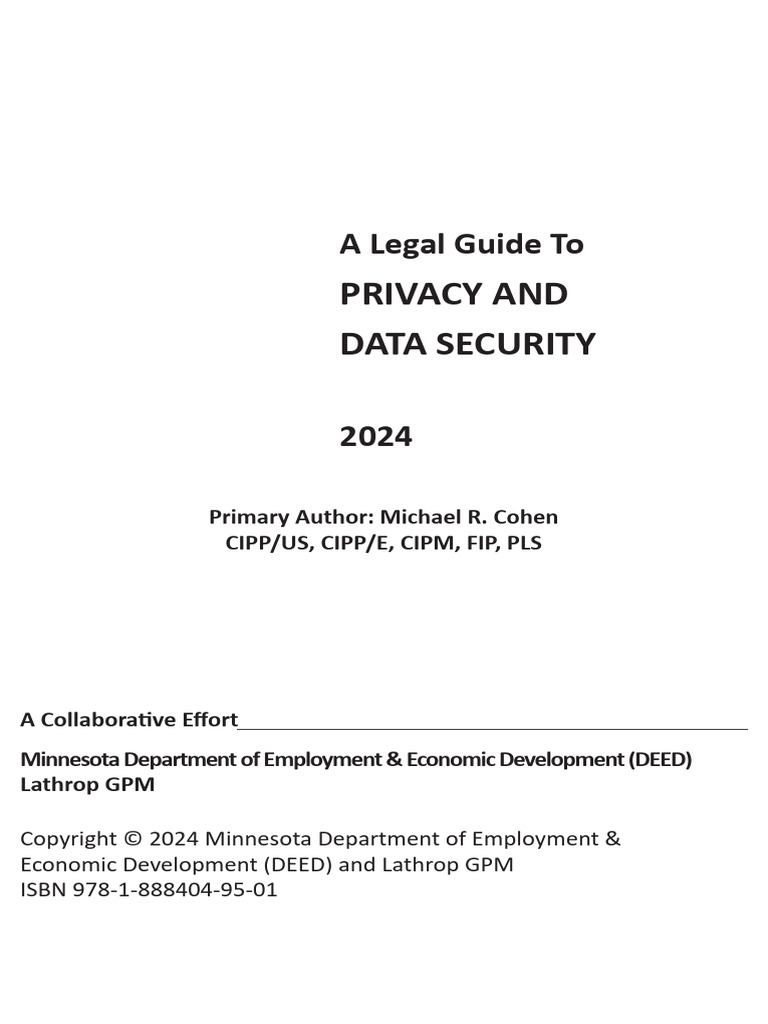 A Legal Guide To Privacy and Data Security 2024 ACC Tcm1045 606481 ...