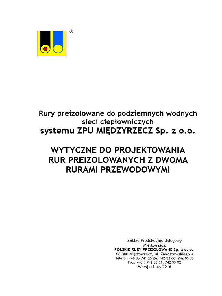 2 Wytyczne Do Projektowania Rur Podwójnych | PDF