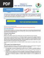 Ficha - Test de Ruffier - Dickson | PDF