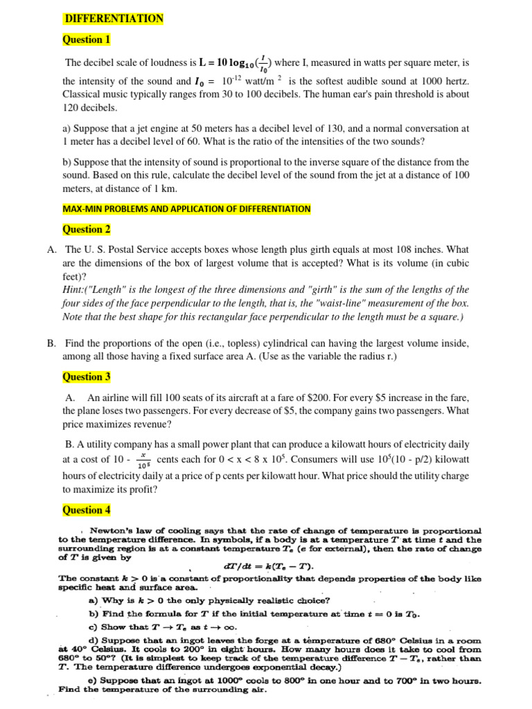 04 Assignment 1 | PDF | Decibel | Length