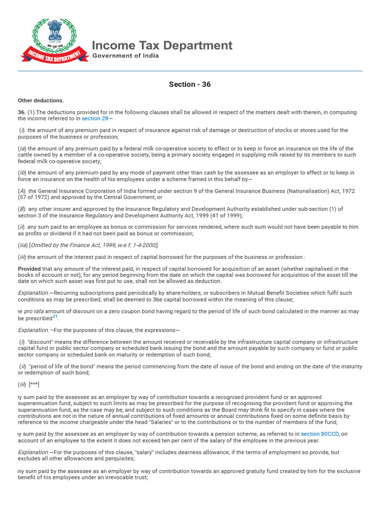 Section - 36 | PDF | Bonds (Finance) | Insurance