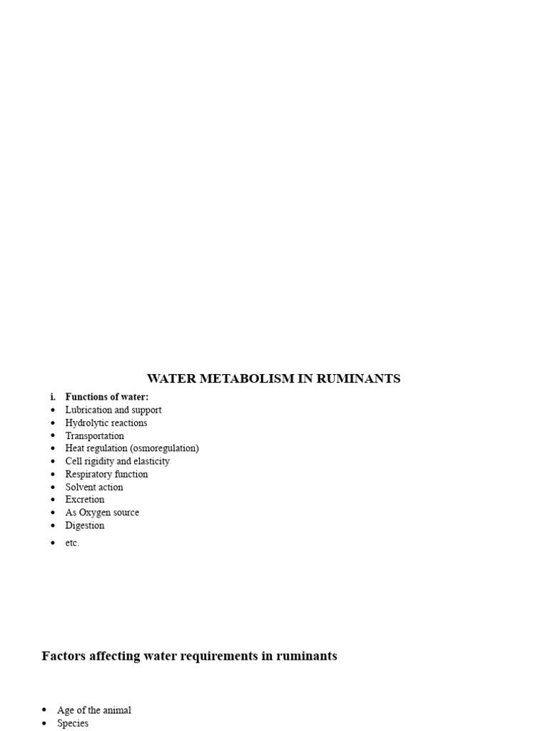 Anp 506 23 Cho Chon Metabolism | PDF | Fatty Acid | Ruminant