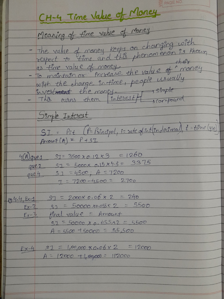 Simple Interest - Module | PDF