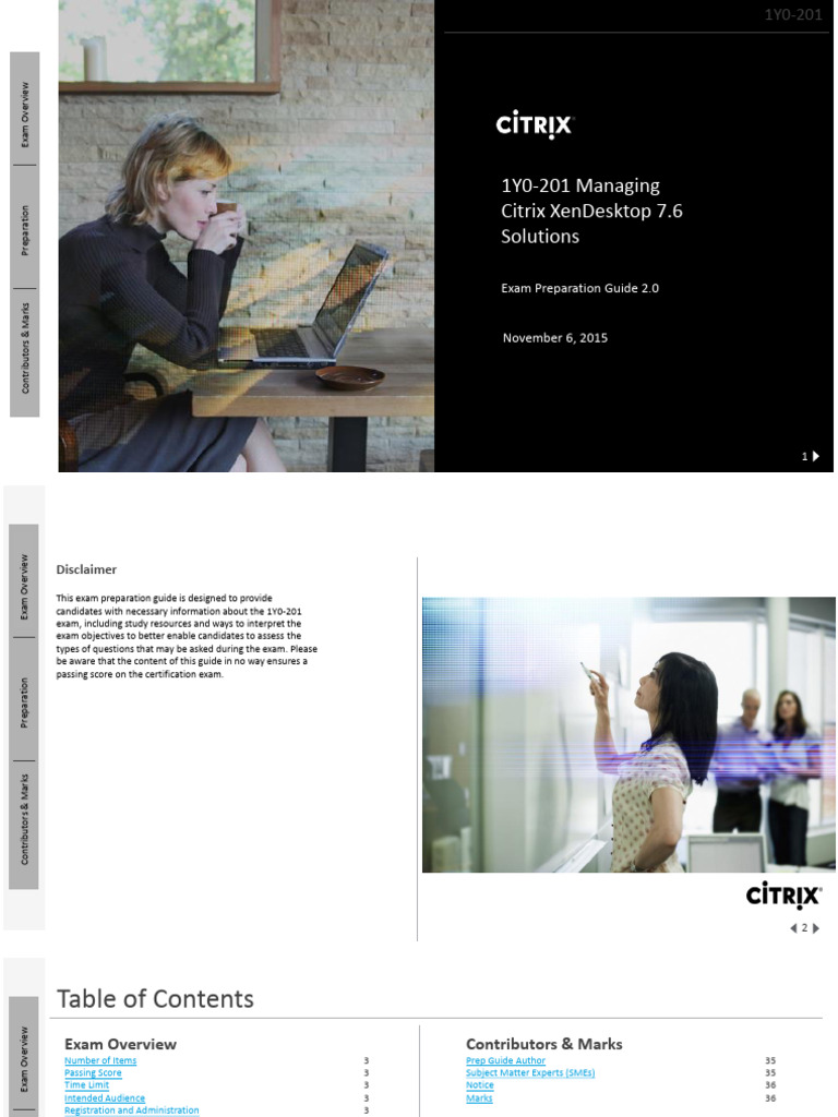 1Y0-201 Managing Citrix XenDesktop 7.6 Solutions - v3 | PDF | Active Directory | Citrix Systems