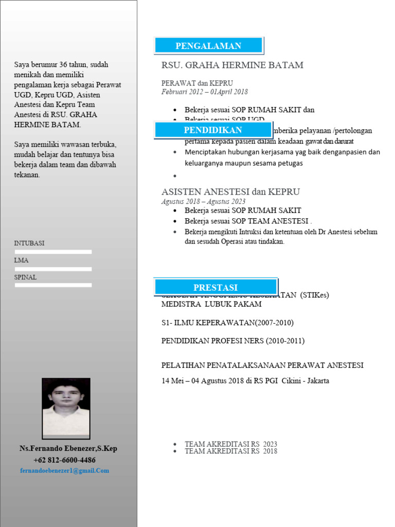 Daftar Riwayat Hidup CV Word | PDF | Pengembangan Diri