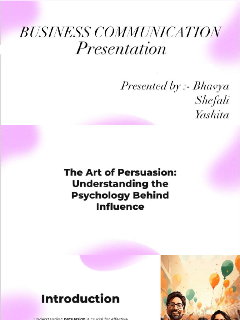 The Art of Persuasion | PDF
