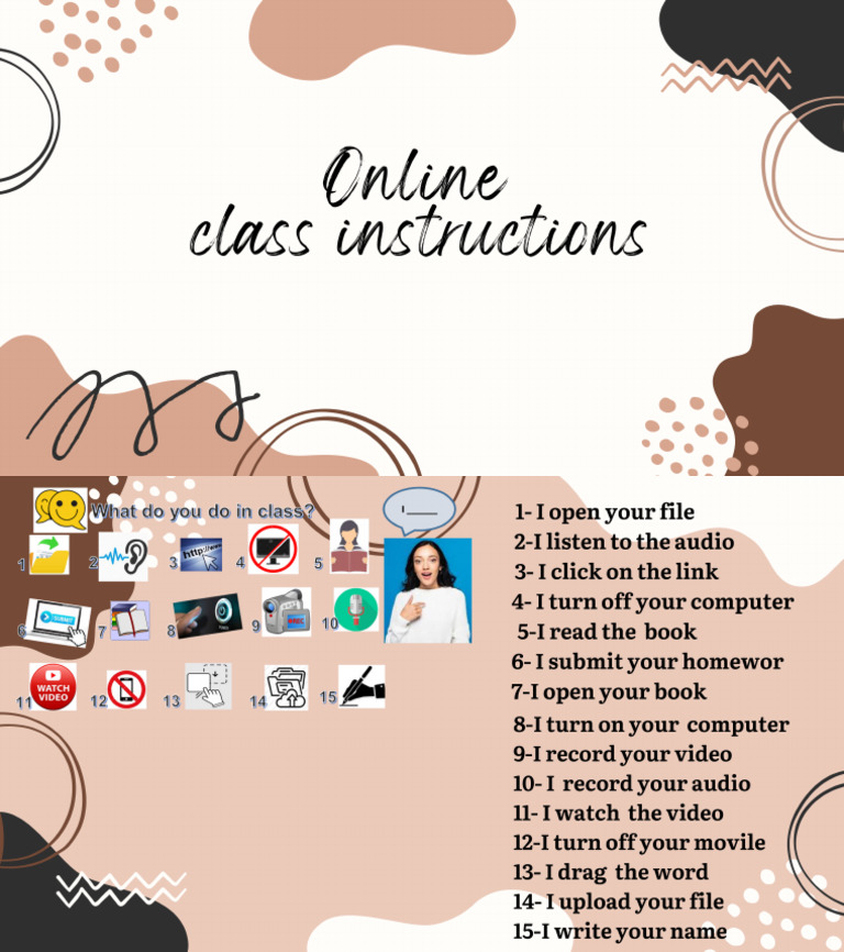 Online Class Instructions | PDF