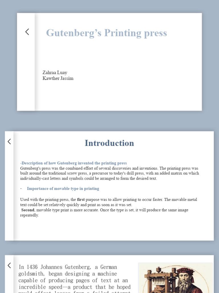 Gutenberg''s Printing Press | PDF | Printing | Printing Press