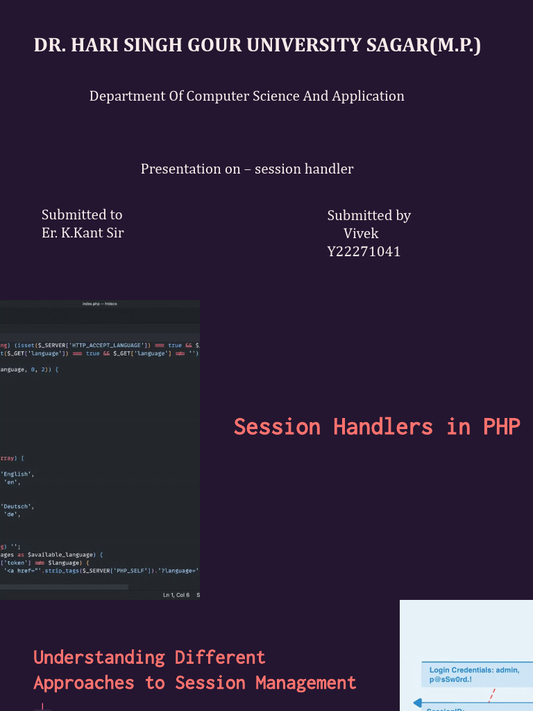Session Handlers in PHP | Download Free PDF | Computer File | Php