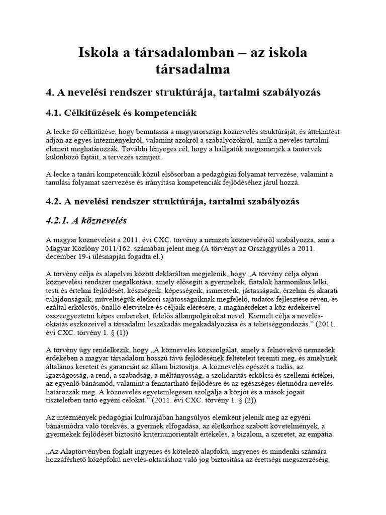 Iskolák Világa - Iskola A Társadalomban | PDF