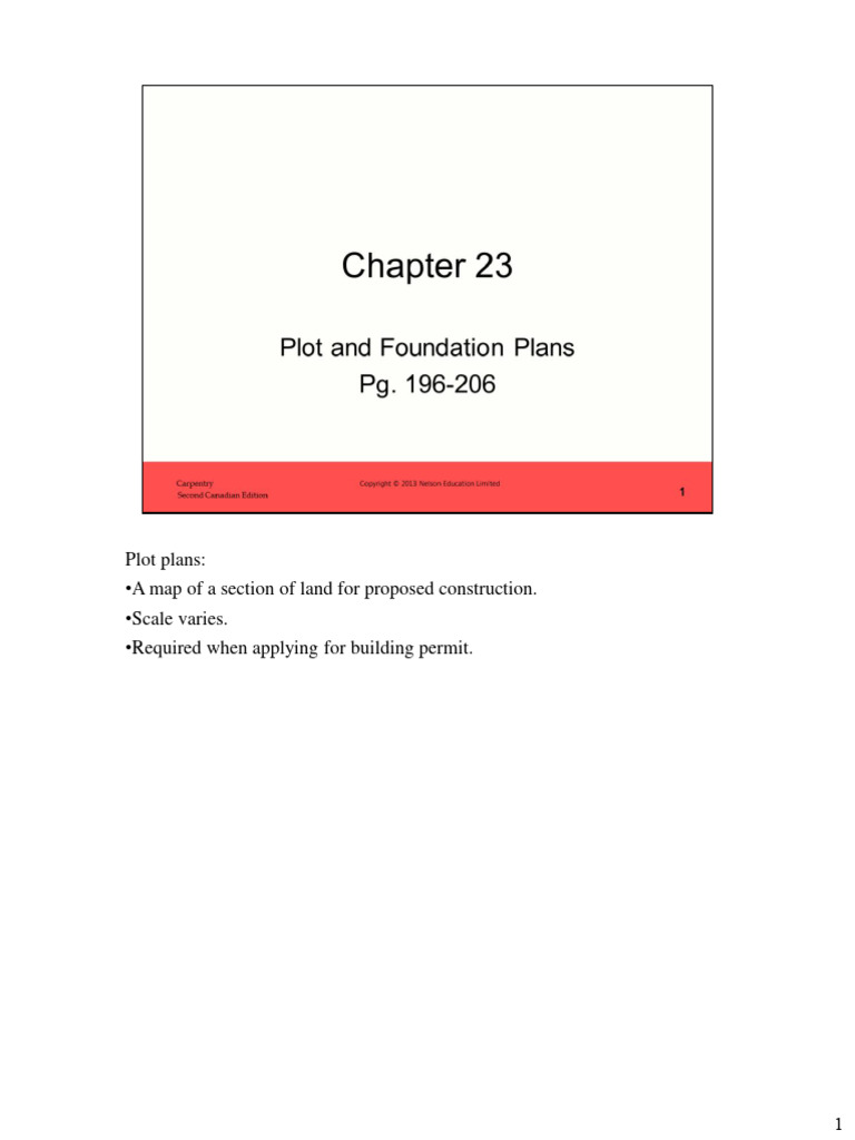 Chapter 23 - Foundation Plan | PDF | Technology & Engineering