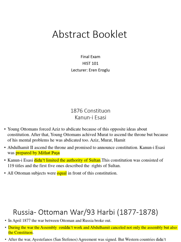 Abstract Booklet Final Exam | PDF | Balkans | Austria Hungary