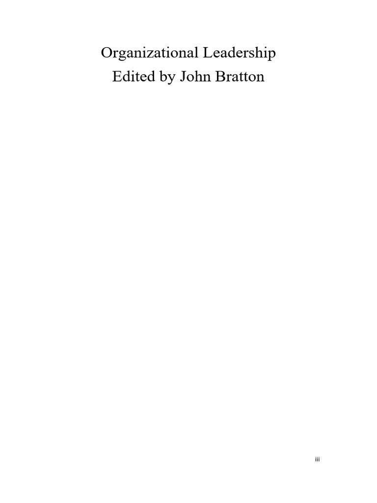 Colin Lindsay 2020 Leadershipin Public Sector Organizations | PDF ...