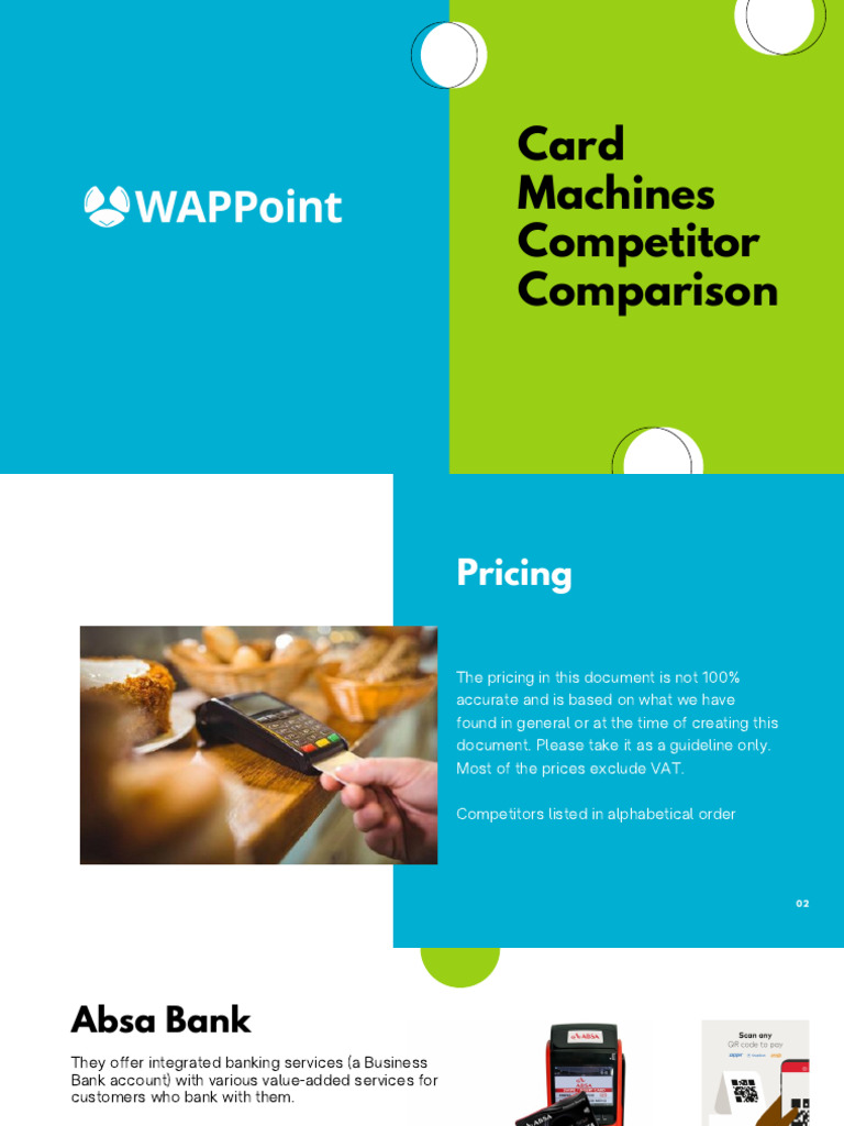 Speed Point Competitor Comparison | PDF | Credit Card | Debit Card