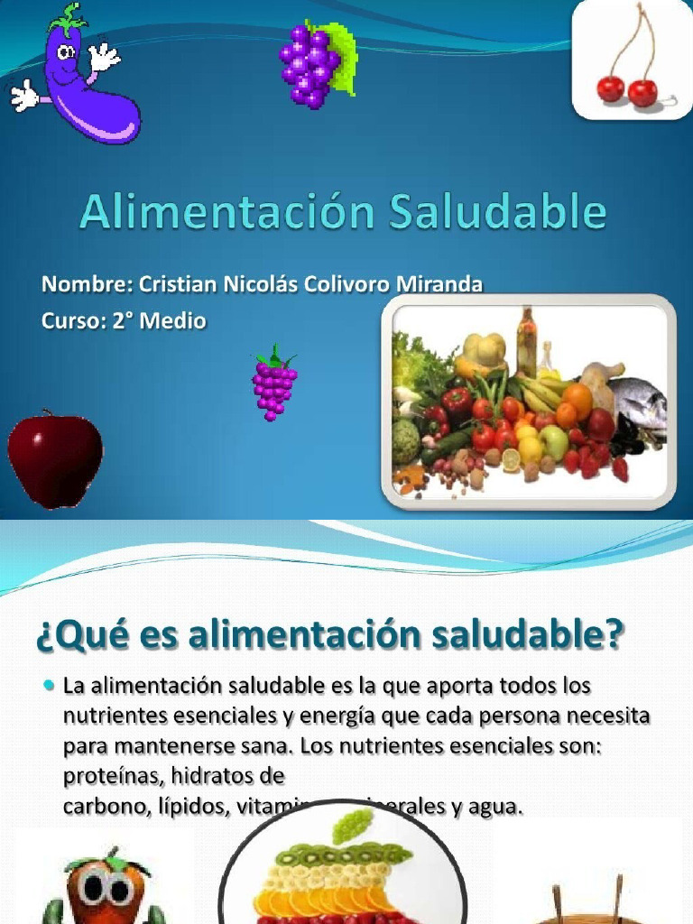 Pdf Alimentacion Saludable Pdf