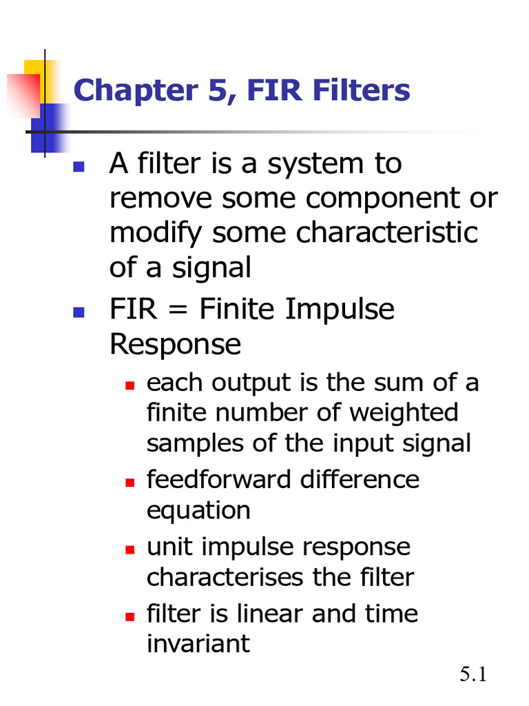 ENG572 ch5 | PDF | Convolution | Applied Mathematics