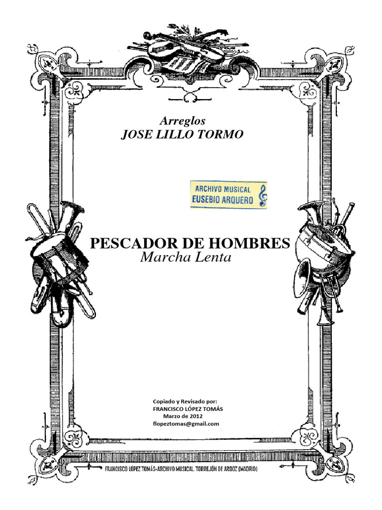 Pescador de Hombres | PDF | Saxophone | Aerophones