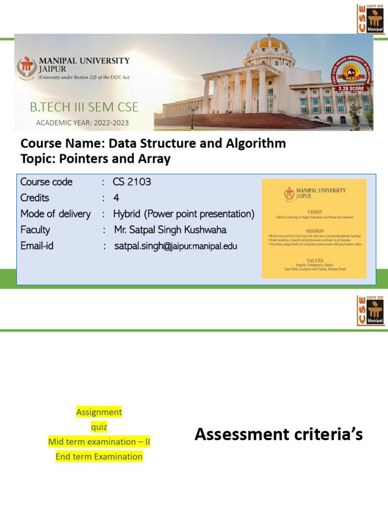 Pointers Pdf Pointer Computer Programming Integer Computer