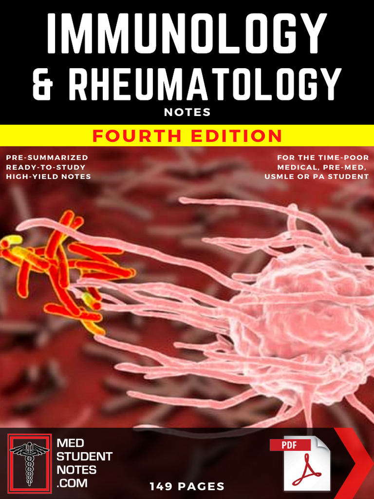Immunology Rheumatology 4th Ed Pdf Immune System Antibody