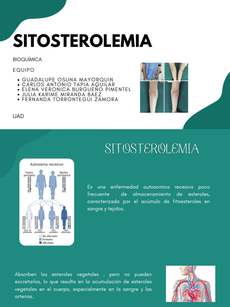 SITOSTEROLEMIA | PDF | Ciencia y matemáticas | Tecnología