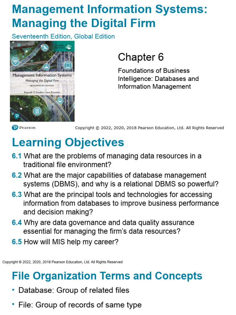 Laudon Mis17 Ppt Ch06 | PDF | Relational Database | Relational Model