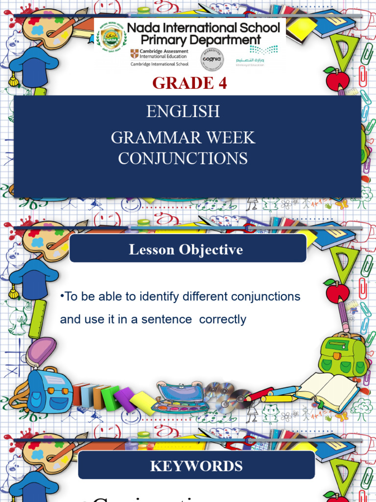 Term 2 Week 4 Conjunctions | PDF | Sentence (Linguistics) | Phrase