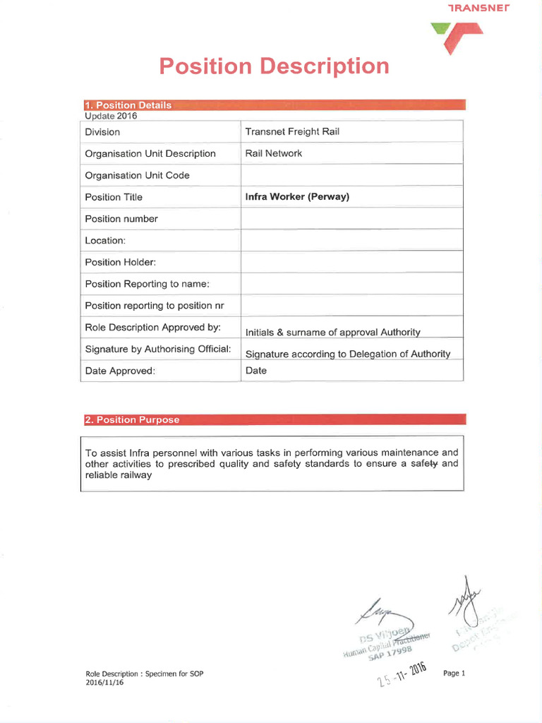 Infra Worker Perway | PDF