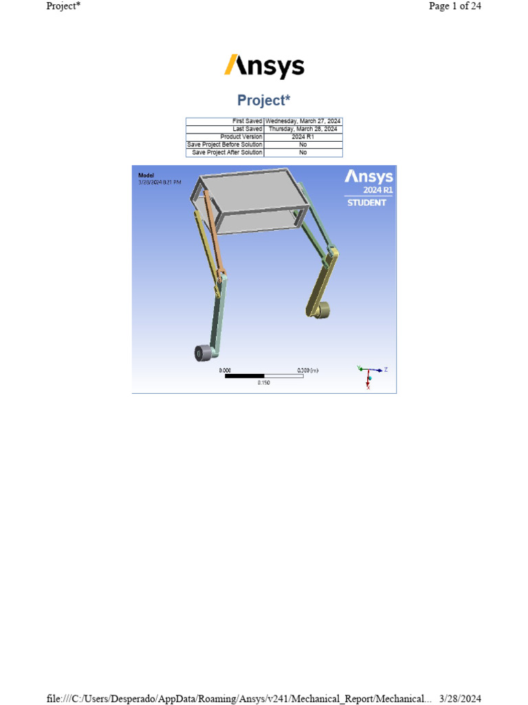 Ansys Dynamic Anlysis Edited | Download Free PDF | Force | Geometry