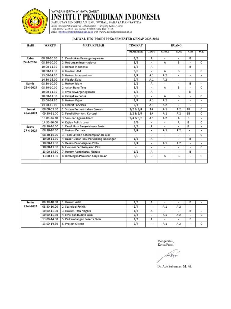 Uts Genap 2023-2024 | PDF