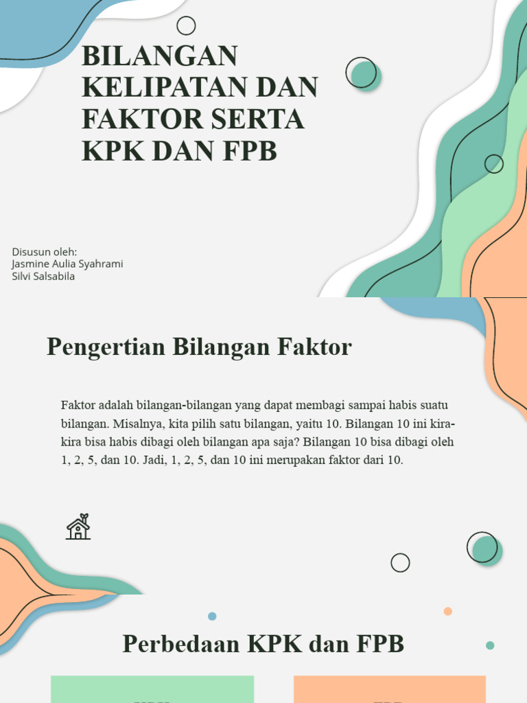 KPK dan FPB: Pengertian dan Contoh | PDF