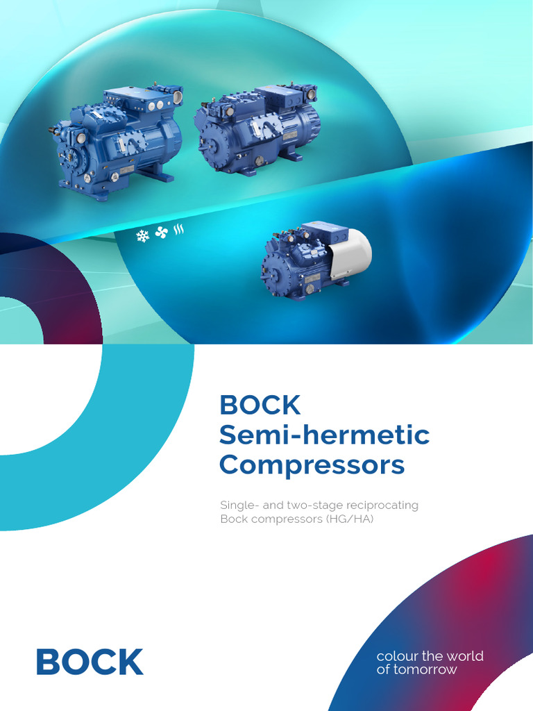 Bock-semi-hermetic-compressors-en-2021 | PDF | Piston | Engines