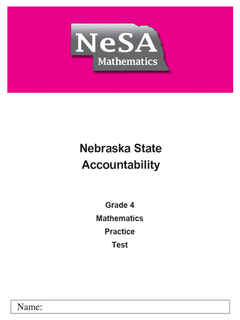 Grade 4 Math Test | PDF | Foot (Unit) | Mathematics