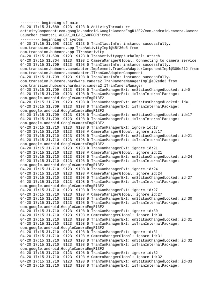 Log Cat 1713622531649 | PDF | Java (Programming Language) | Computer Science