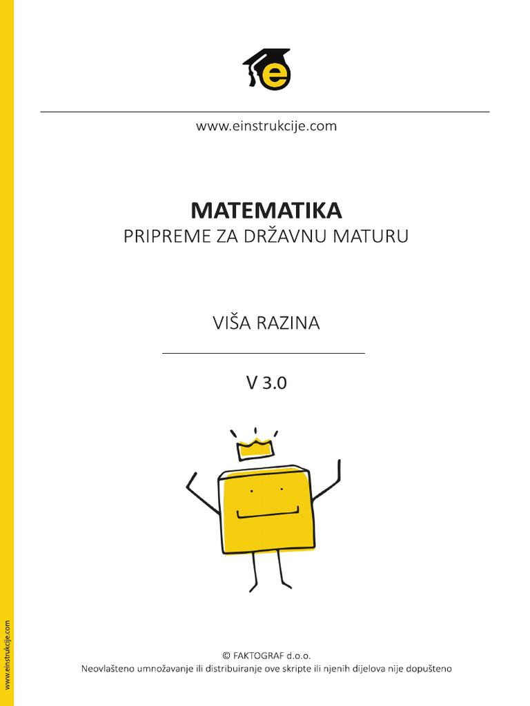 Matematika a Razina Einstrukcije | PDF