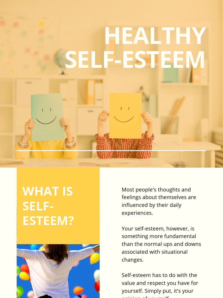 Healthy Self-Esteem | PDF | Behavioural Sciences | Personal Development