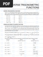 Trigonometry Formulas For Class 11 - Complete List | PDF ...