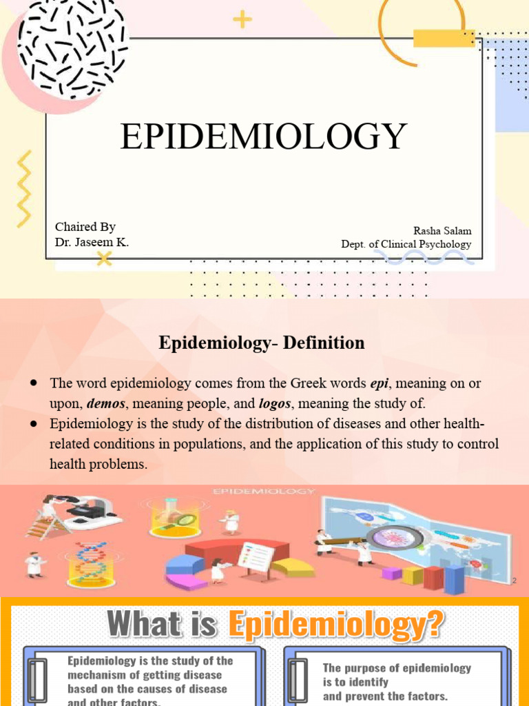 Epidemiology | PDF | Epidemiology | Mortality Rate