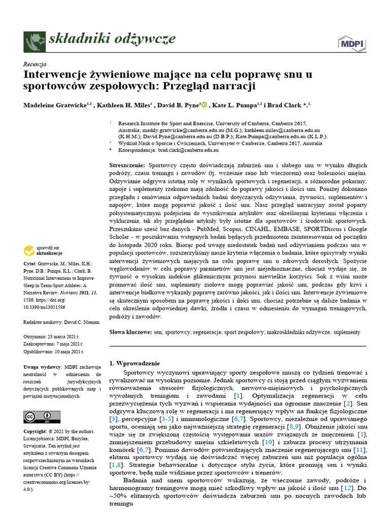 Nutritional - Interventions - To - Improve - Sle PL | PDF