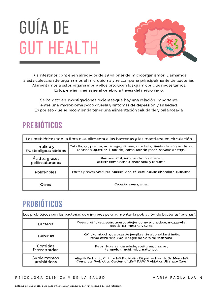 Gut health (guía) | PDF | Alimentos