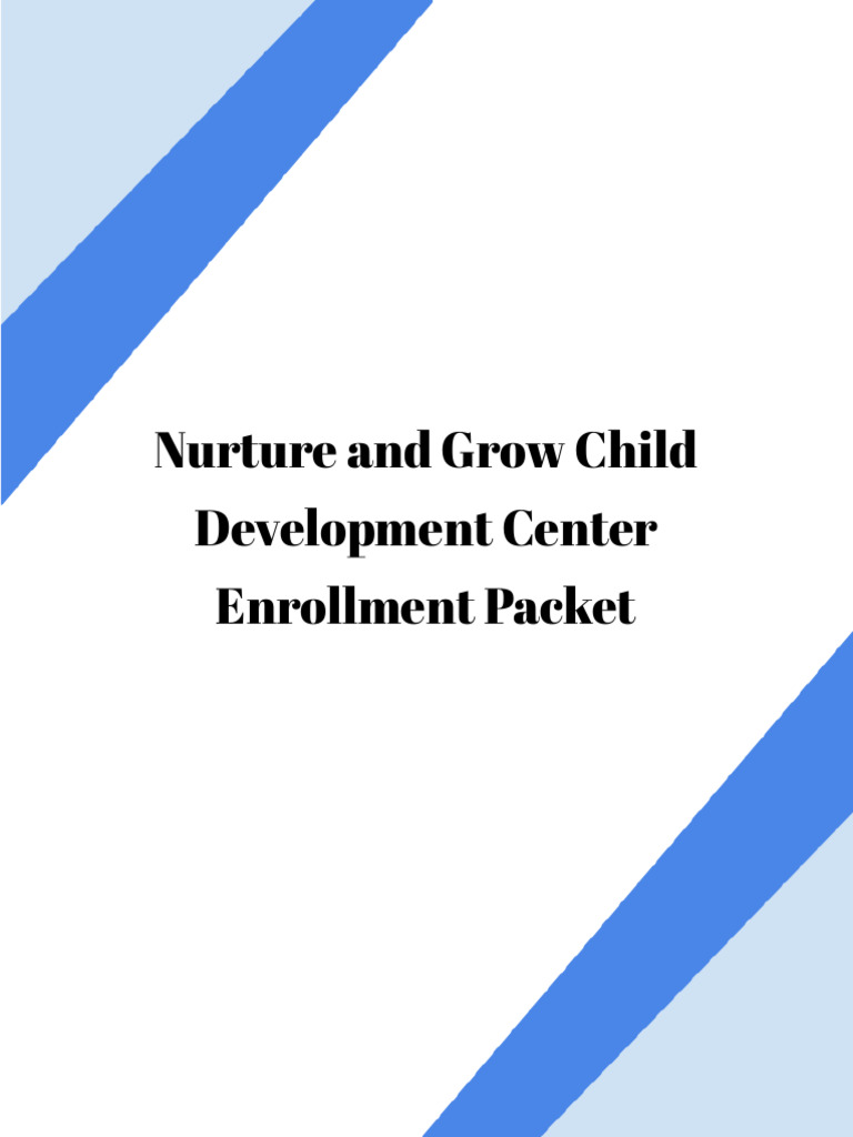 nurture and grow child development center | PDF | Emergency | Medicine