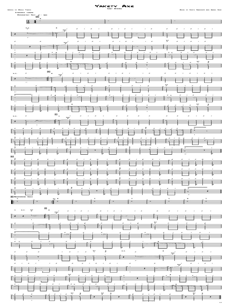 Yakety Axe Tab | PDF