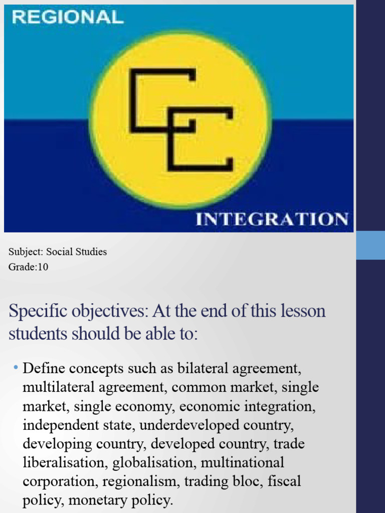 Caribbean Regional Integration Challenges | PDF | Poverty | Poverty ...