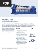 Wartsila 20V34SG Power Plant Equipment | PDF | Engines | Power Station