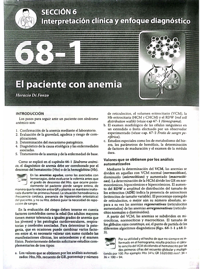 El Paciente Con Anemia | PDF