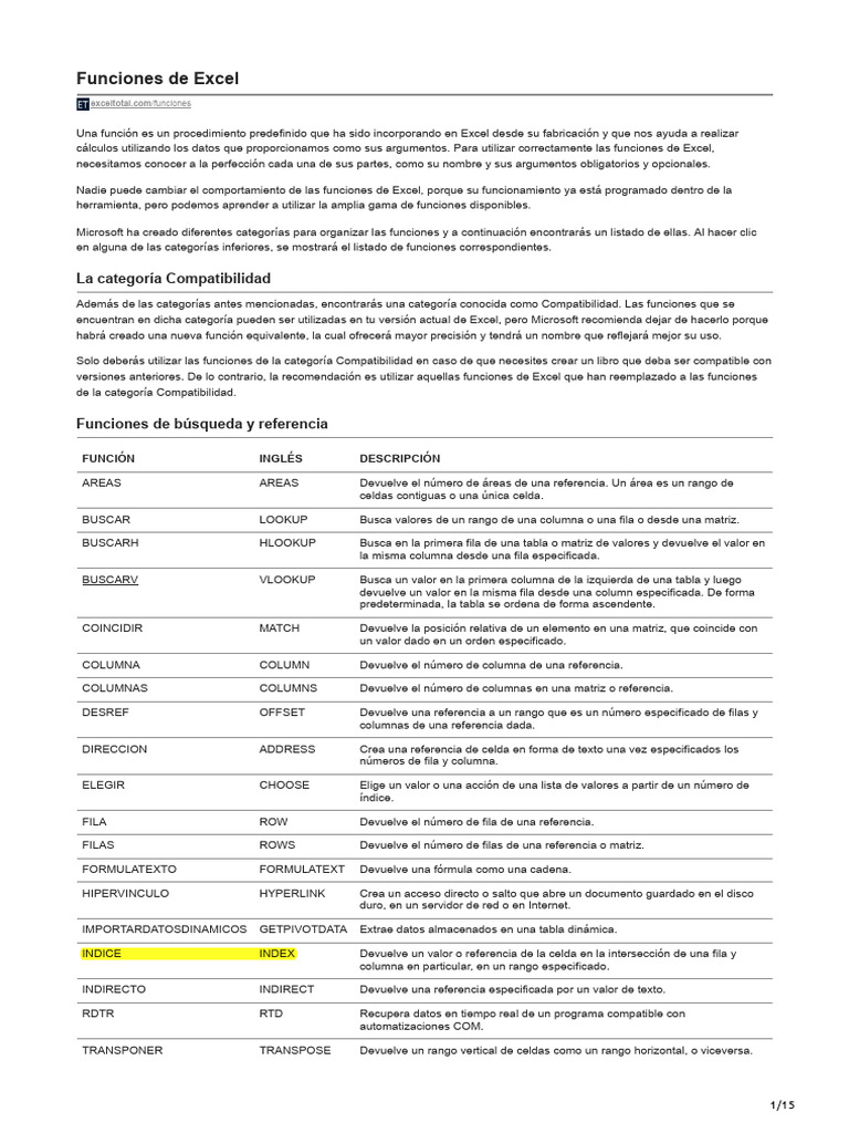 Funciones De Excel Pdf Distribución Normal Media